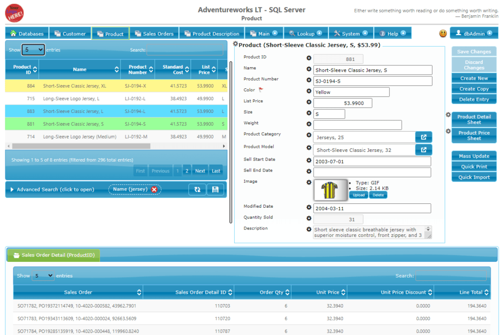 DBFront - The Front for your Database - Softlist